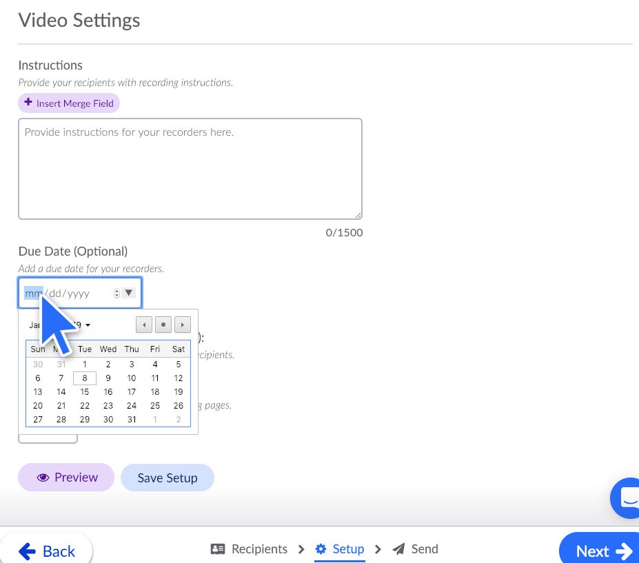 Student and Volunteer Video Request Instructions and Tips