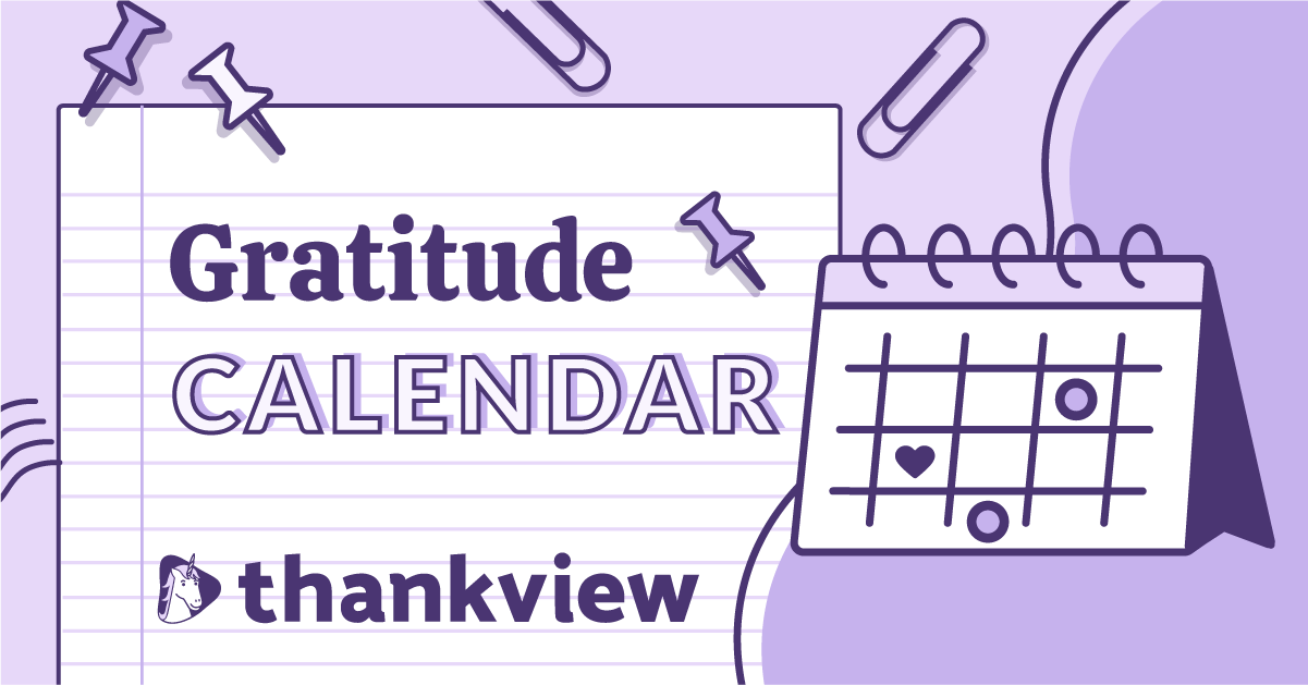 The End of Year Gratitude Calendar